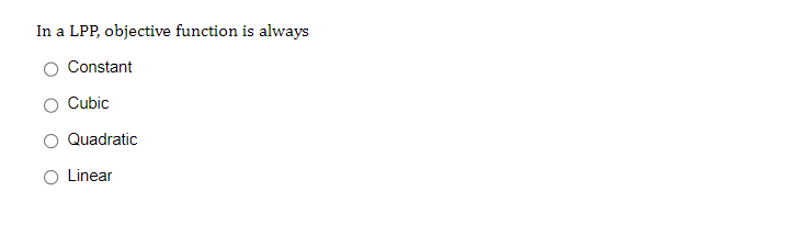 Solved In A Lpp ﻿objective Function Is