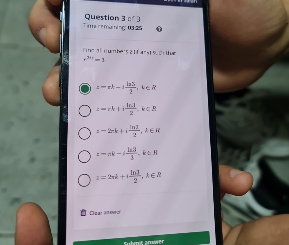 Solved Question 3 ﻿of 3Time remaining: 03:25Find all numbers | Chegg.com