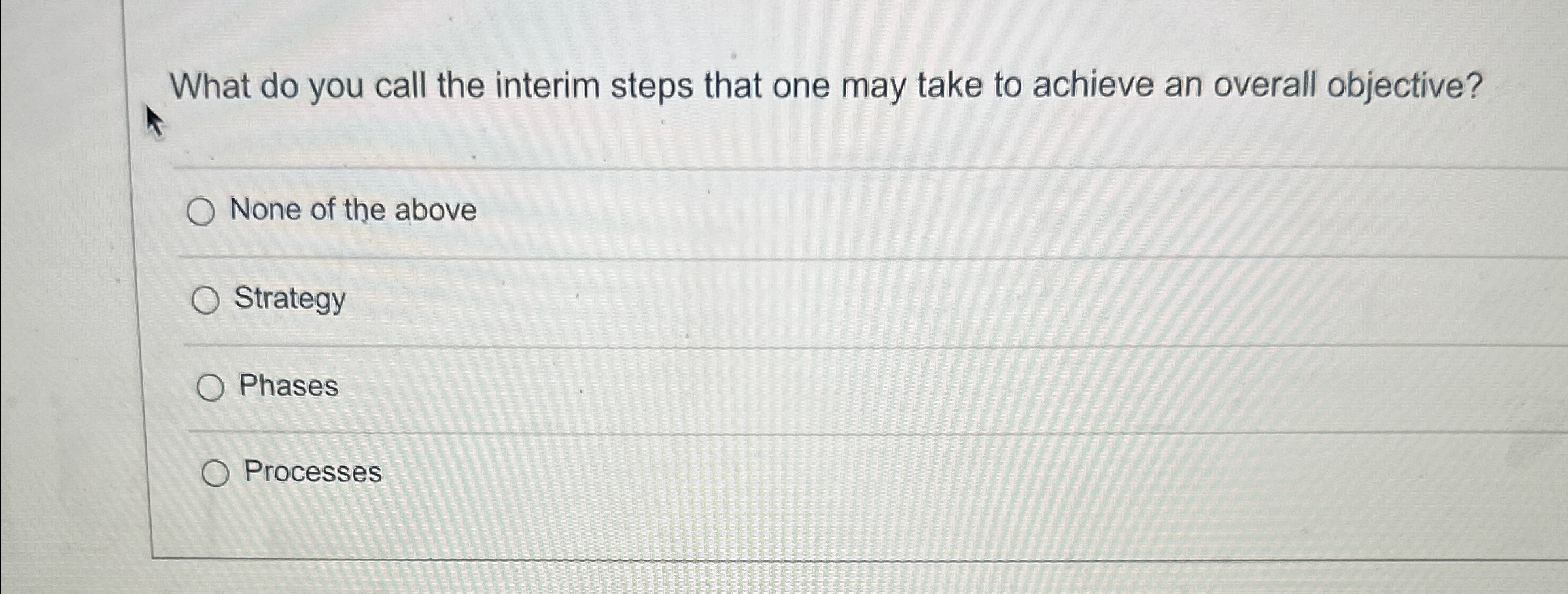 Solved What do you call the interim steps that one may take | Chegg.com