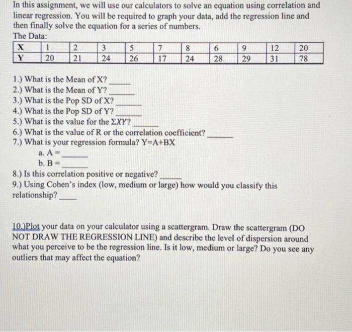 Solved In this assignment, we will use our calculators to | Chegg.com
