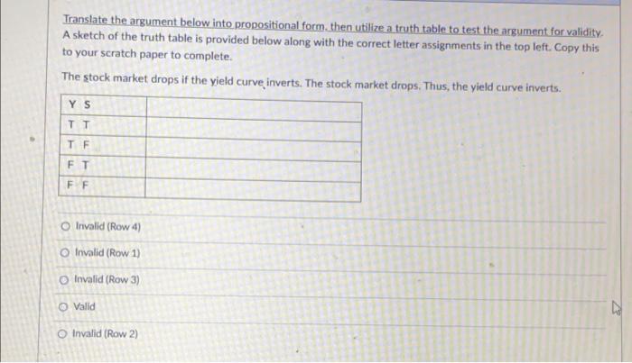 Translate the argument below into propositional form, | Chegg.com