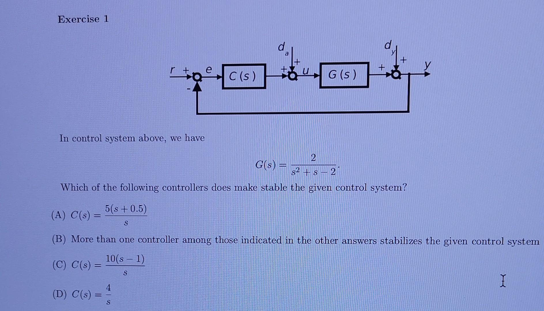 Solved After the steady state design step, the Nichols plot | Chegg.com