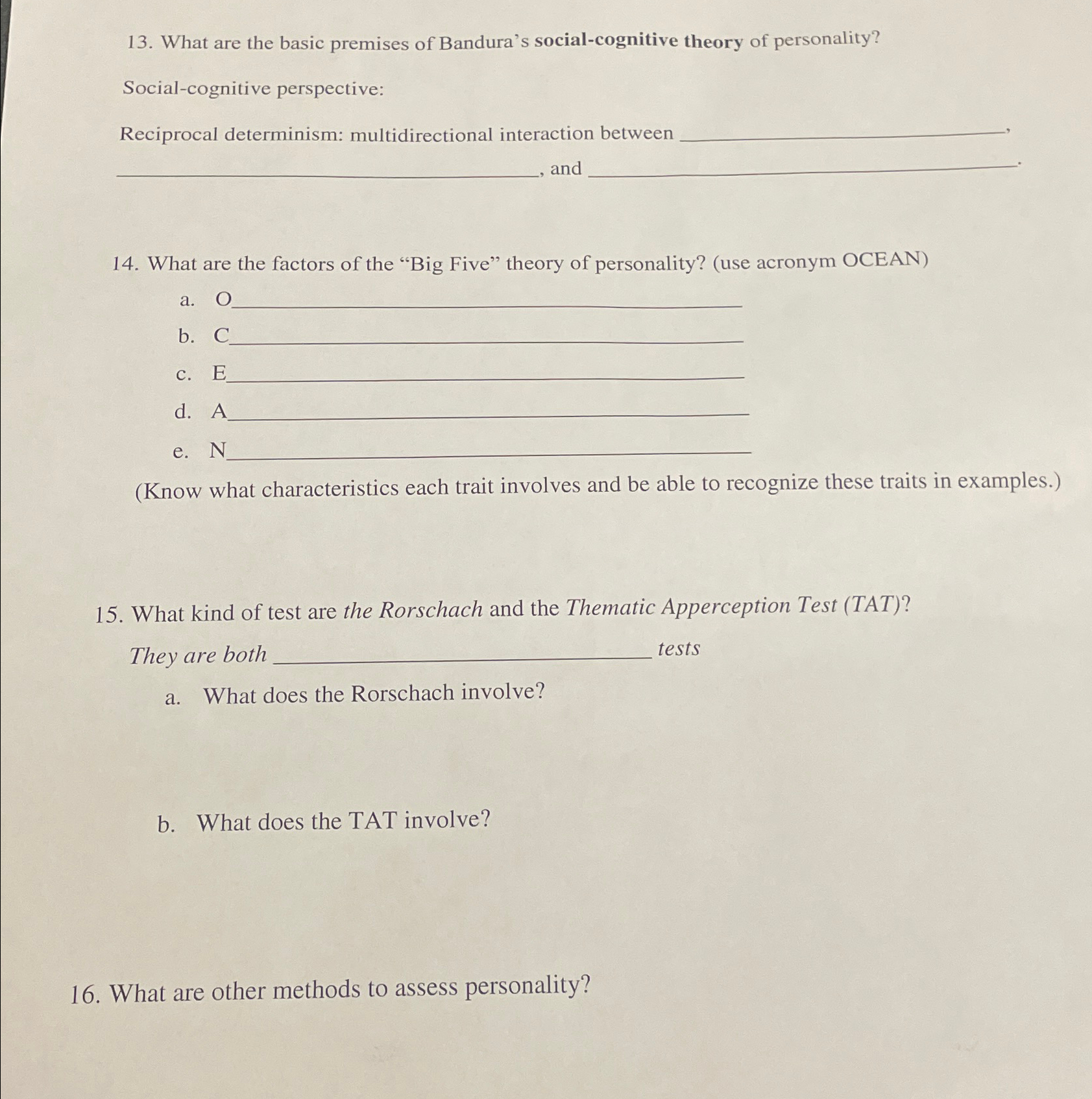 Solved What are the basic premises of Bandura's | Chegg.com