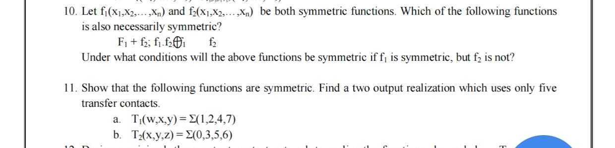 Solved Let f1(x1,x2,dots,xn) ﻿and f2(x1,x2,dots,xn) ﻿be both | Chegg.com