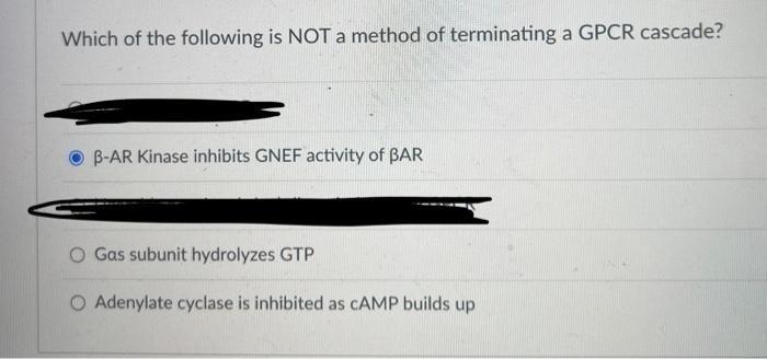 Solved Which of the following is NOT a method of terminating | Chegg.com
