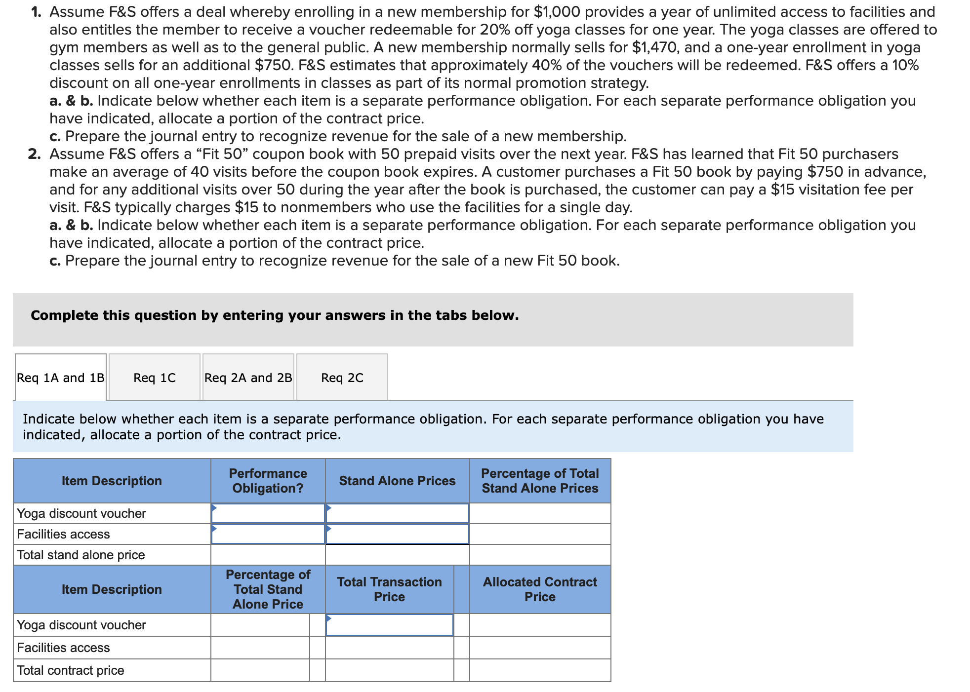 Solved P Assessment Tool iframe try to recognize revenue for | Chegg.com