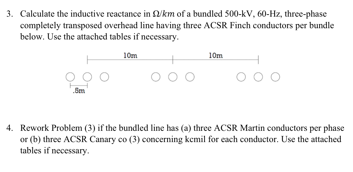 Solved Solve Q4:Rework Problem (3) ﻿if the bundled line has | Chegg.com