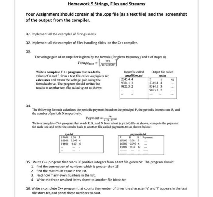 Solved Write a complete C++ program that reads the values of | Chegg.com