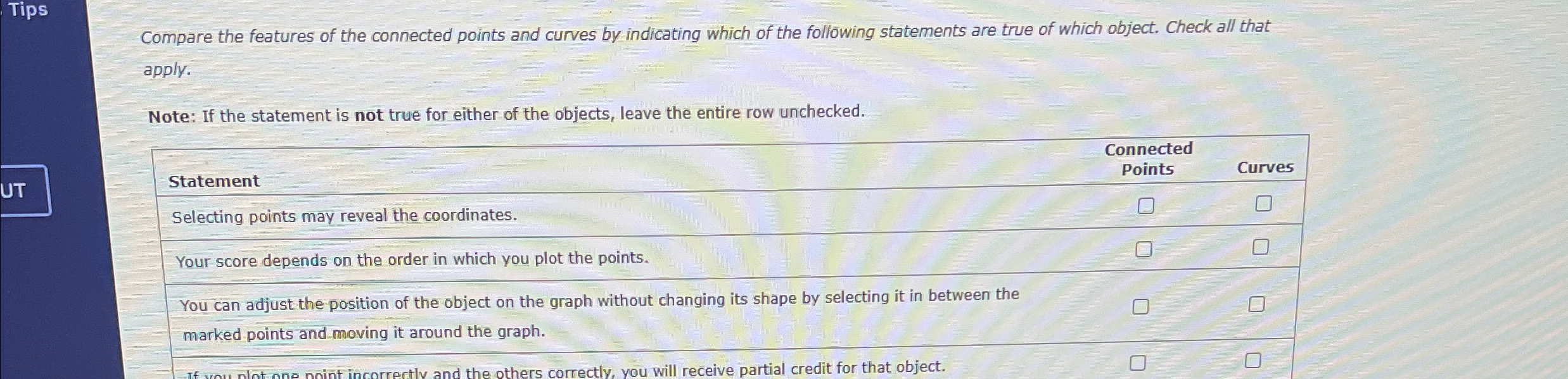 Solved TipsCompare the features of the connected points and | Chegg.com