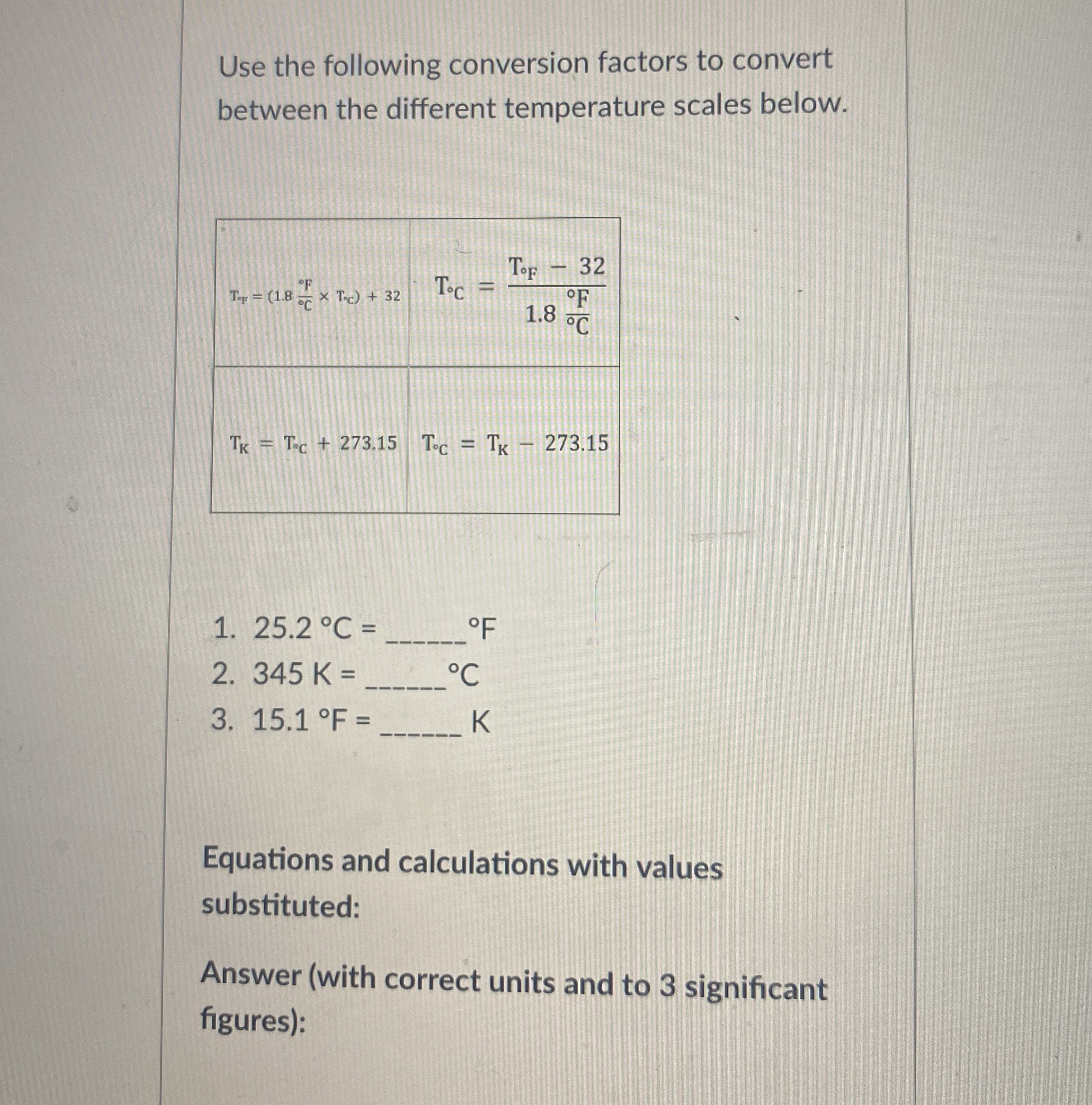 Solved Use the following conversion factors to convert | Chegg.com