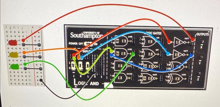 Solved The diagram shows a traffic light controller using | Chegg.com