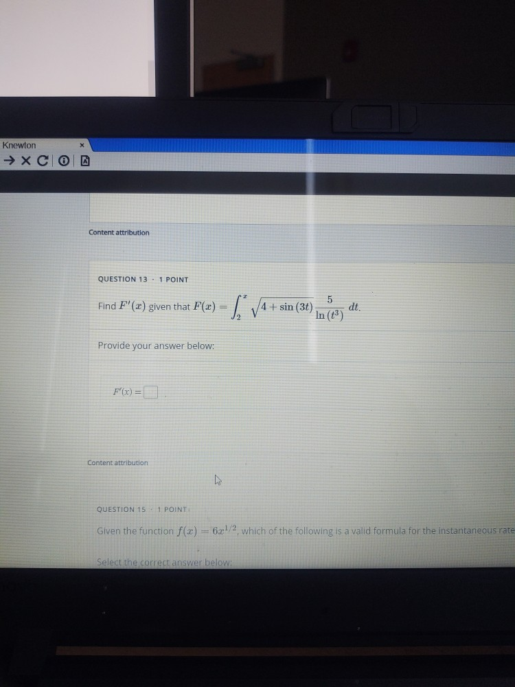 Solved Knewton → XCO Content attribution QUESTION 13 . 1 | Chegg.com