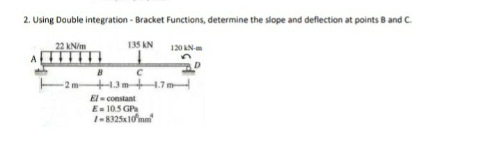 Solved 2. Using Double integration - Bracket Functions, | Chegg.com