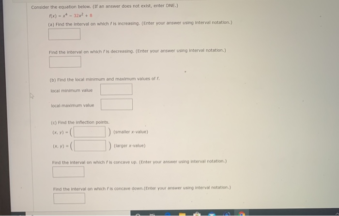 Solved Consider The Equation Below If An Answer Does Not
