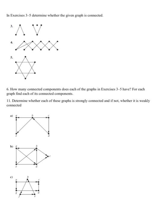 Solved In Exercises 3-5 determine whether the given graph is | Chegg.com