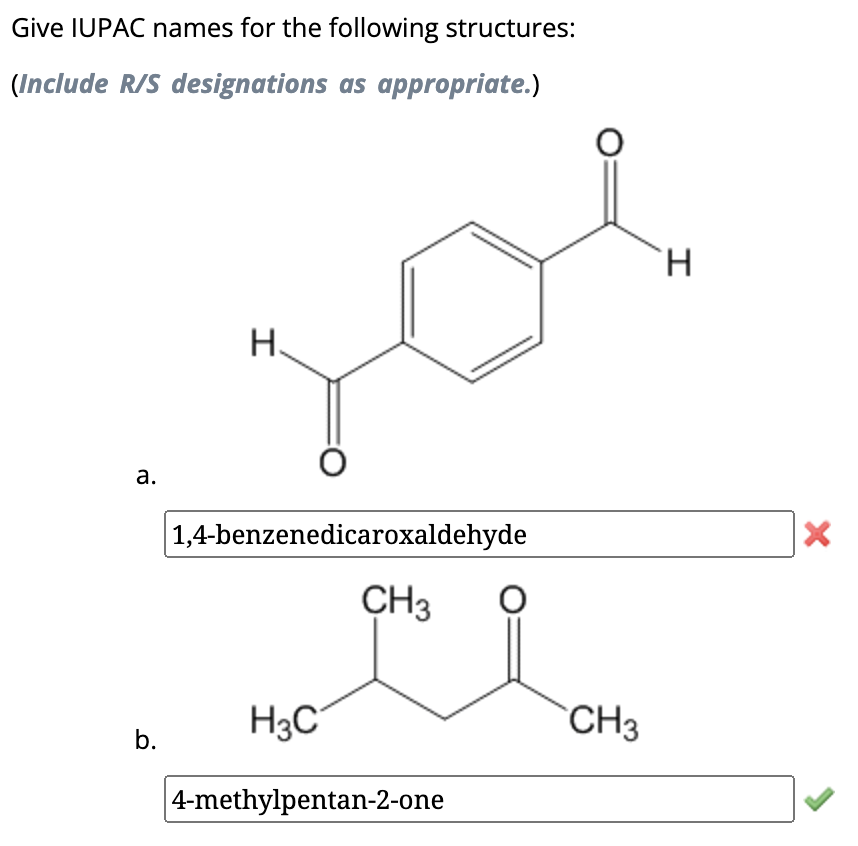 Solved Give IUPAC names for the following structures: | Chegg.com