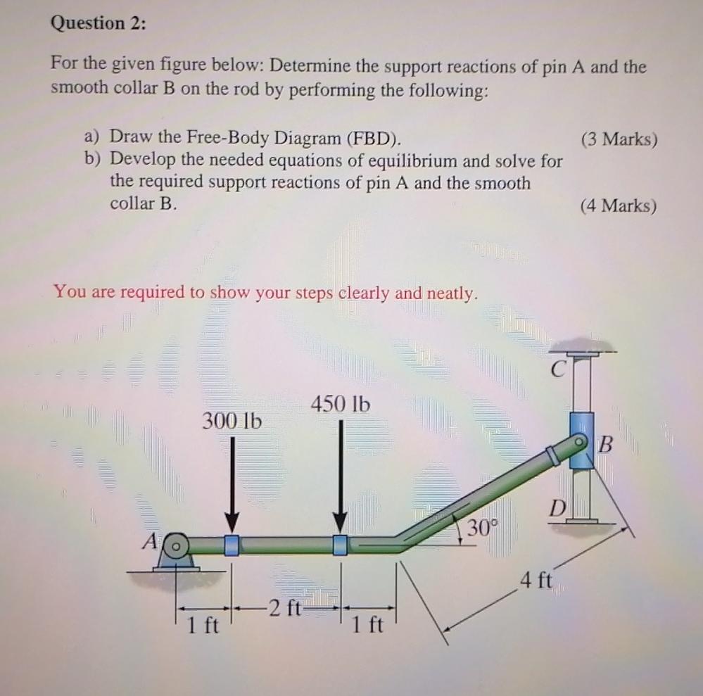 Solved Question 2 For The Given Figure Below Determine The