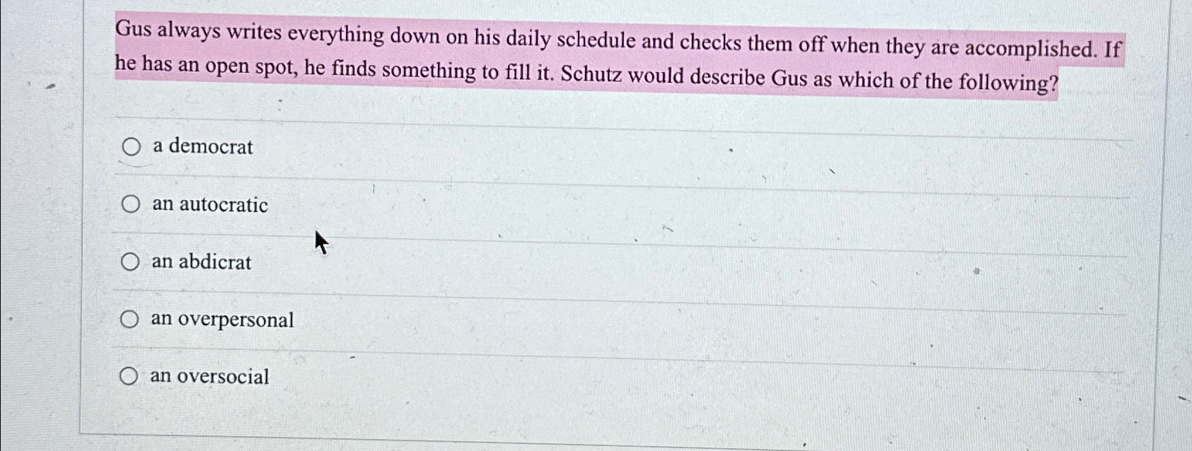 Solved Gus always writes everything down on his daily | Chegg.com