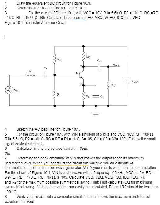 Solved Draw the equivalent DC circuit for Figure | Chegg.com
