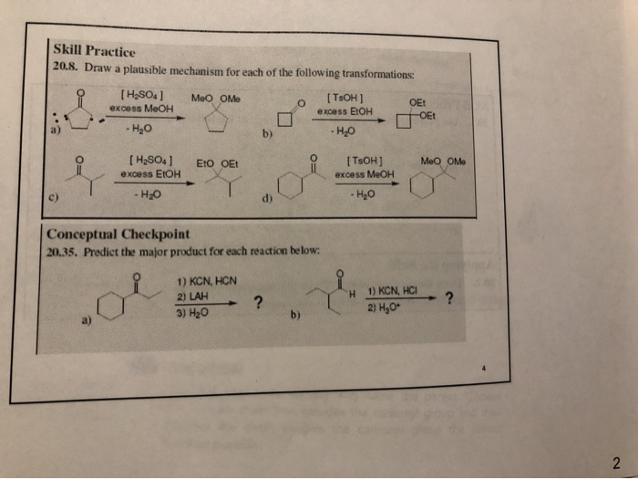 Solved Skill Practicesibile mechanism for Skill Practice | Chegg.com Solved Skill Practicesibile mechanism for Skill Practice | Chegg.com