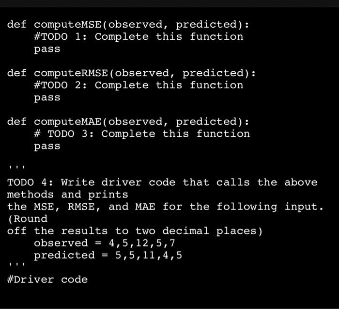 Solved Topic Review - Loss Function for Regression loss | Chegg.com