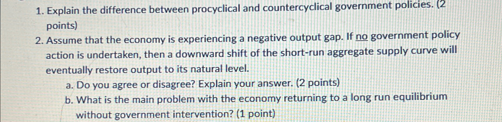 Solved Explain the difference between procyclical and | Chegg.com