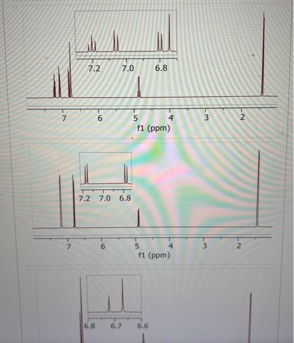 Solved Select the 1H NMR spectra that corresponds to the | Chegg.com