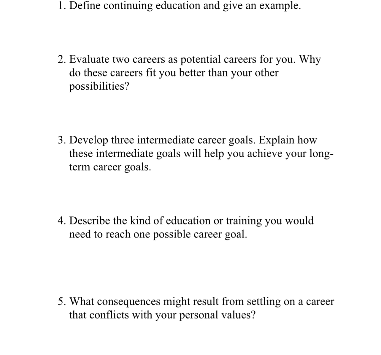 Solved Define continuing education and give an | Chegg.com