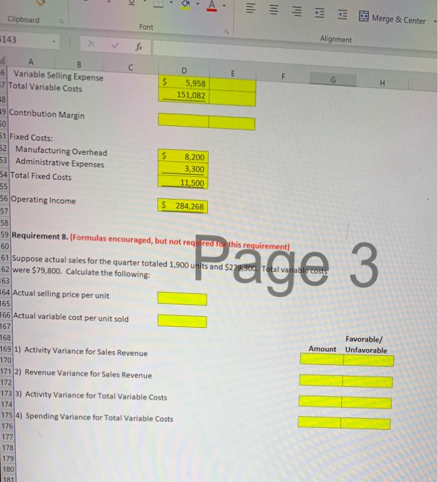 Solved Home Insert Draw Page Layout Formulas Data Review | Chegg.com