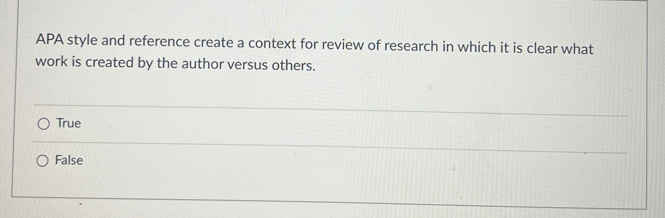 Solved APA style and reference create a context for review | Chegg.com