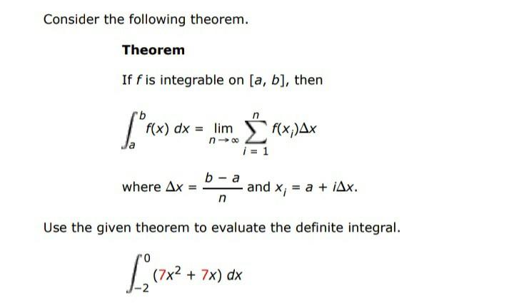 Solved Consider the following theorem. Theorem If f is | Chegg.com