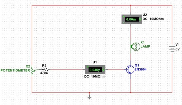 Solved 3.a) Examine the transistor lamp control circuit | Chegg.com