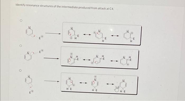 Solved Identify resonance structures of the intermediate | Chegg.com