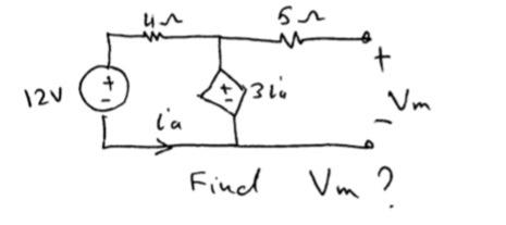 Solved In the following circuit please use KVL to find | Chegg.com