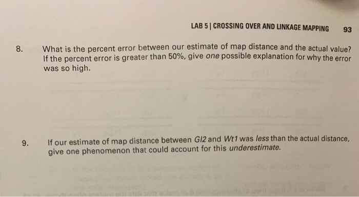 LFIGURE 5-4. Linkage map of maize chromosome 2. 90 | Chegg.com