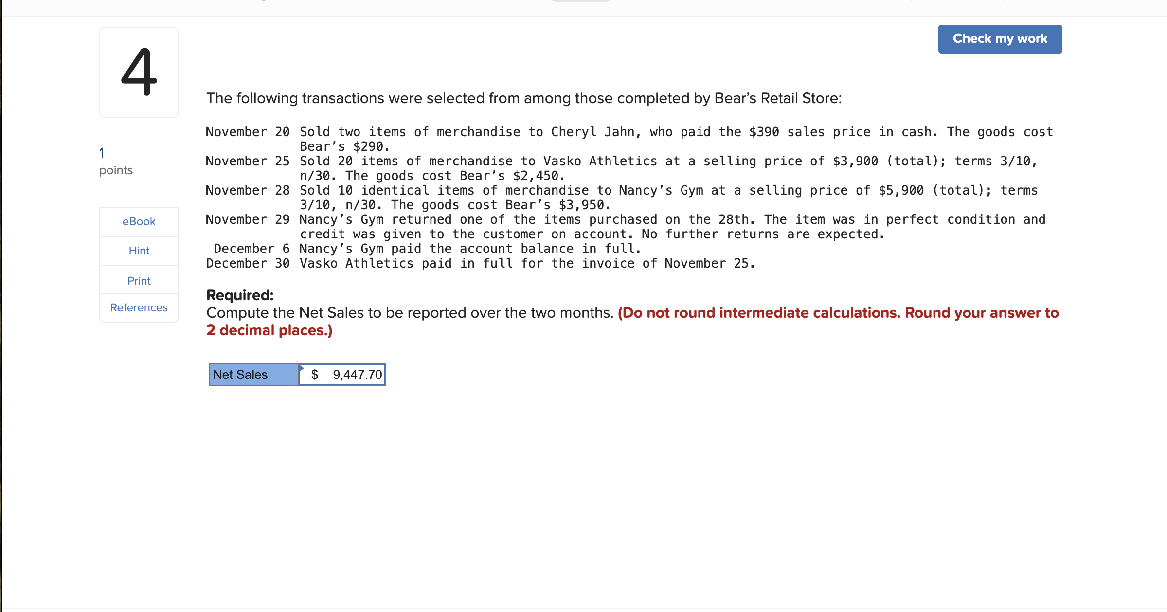 Solved The following transactions were selected from among | Chegg.com
