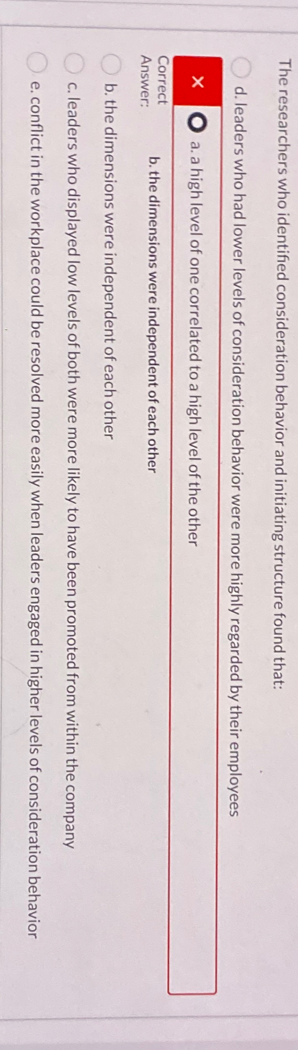 Solved The researchers who identified consideration behavior | Chegg.com