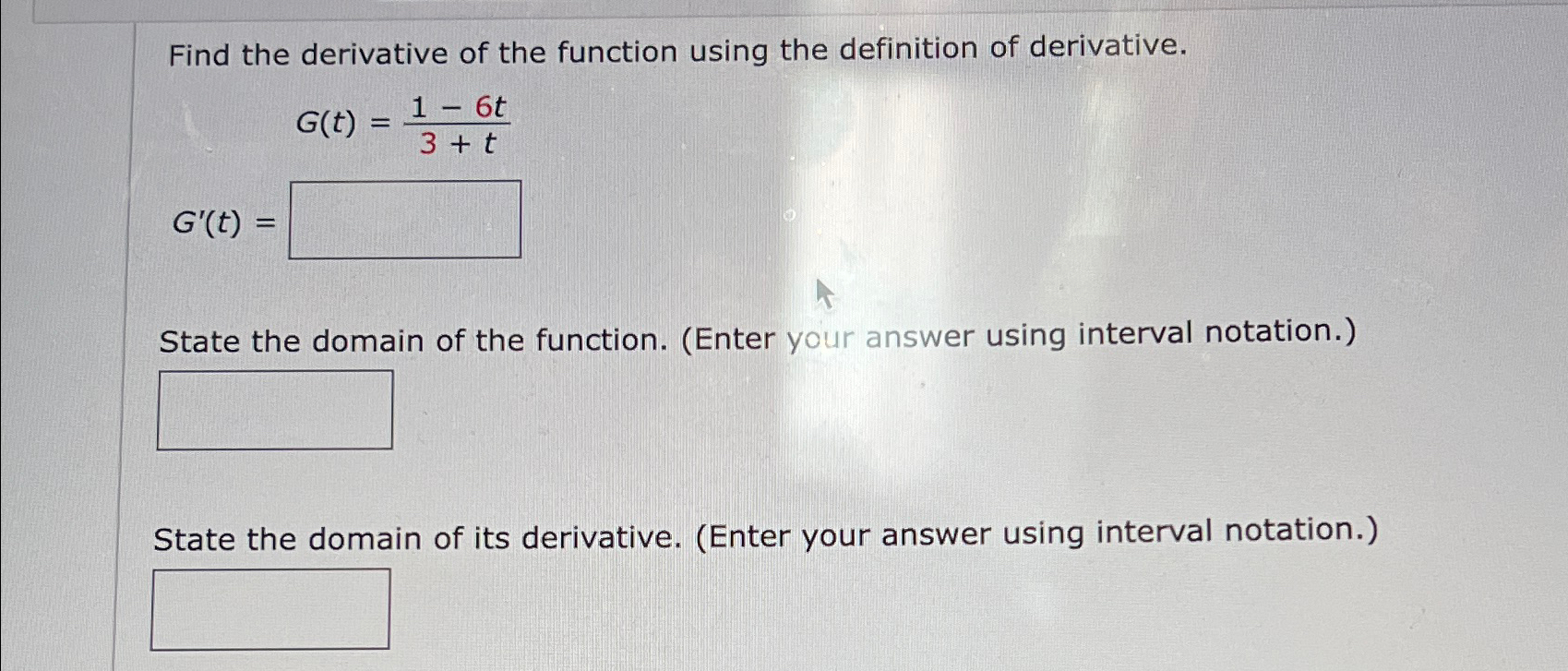 Solved Find the derivative of the function using the | Chegg.com