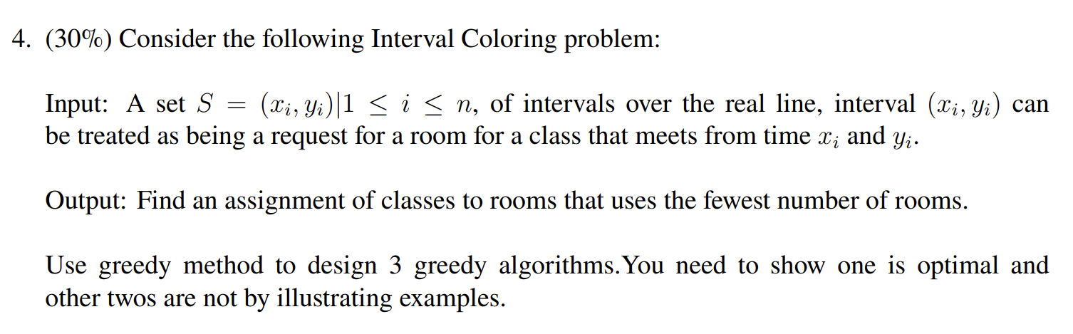 Solved Consider the following Interval Coloring | Chegg.com Solved Consider the following Interval Coloring | Chegg.com