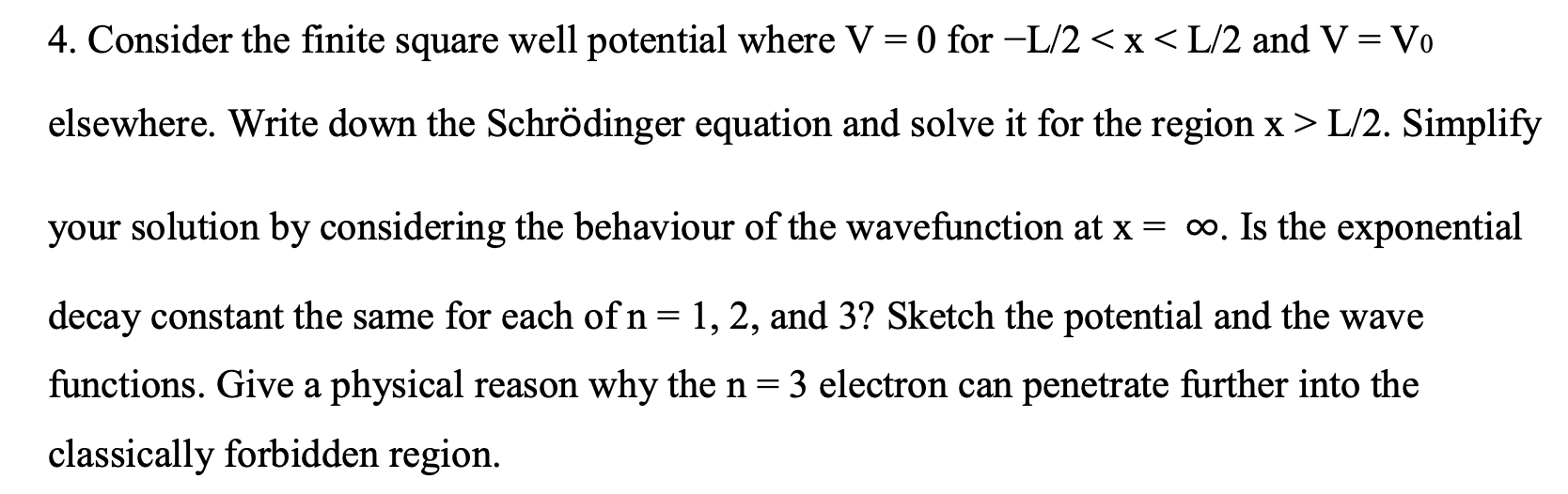 Solved Quantum mechanics. please solve it till the end. | Chegg.com