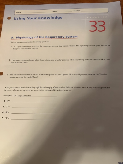 Solved Date Section Name EPSE Using Your knowledge A. | Chegg.com
