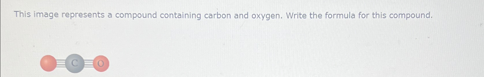Solved This image represents a compound containing carbon | Chegg.com
