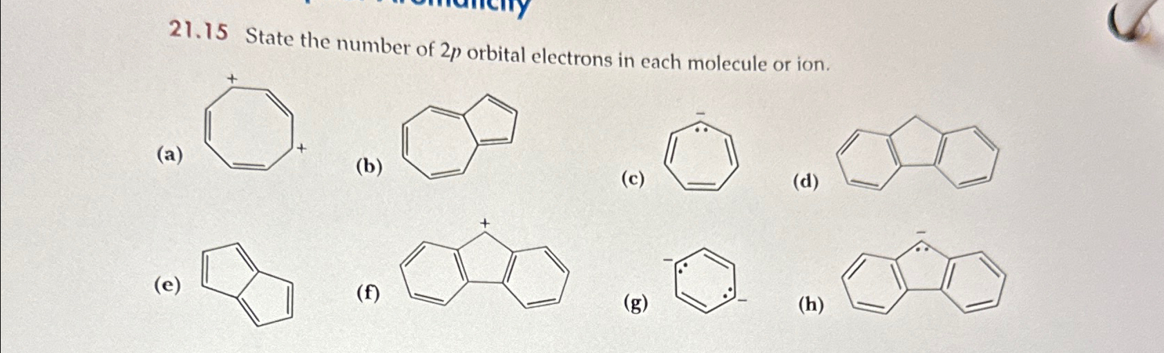 Solved 21.15 ﻿State the number of 2p ﻿orbital electrons in | Chegg.com
