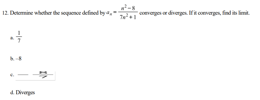 Determine whether the sequence defined by | Chegg.com