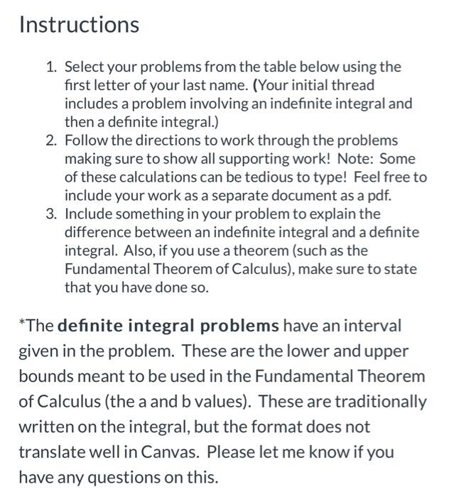 Solved 1. Select your problems from the table below using | Chegg.com