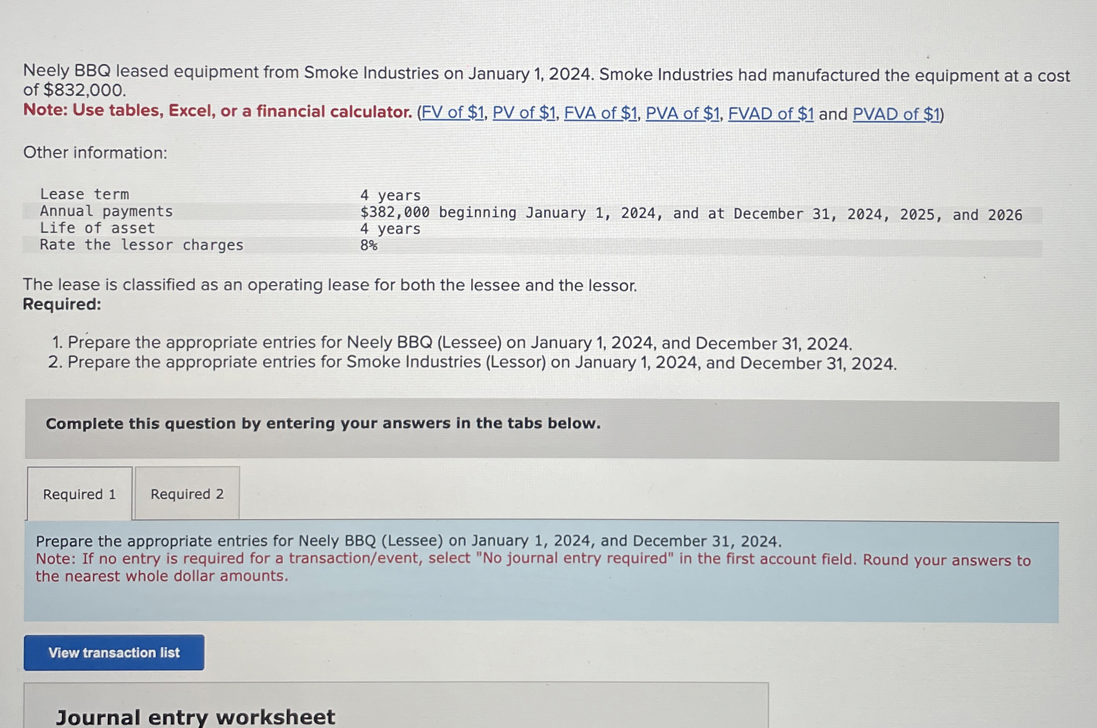 Neely BBQ leased equipment from Smoke Industries on | Chegg.com