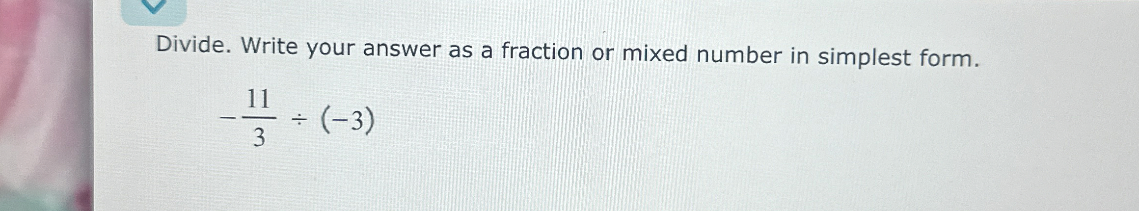 Solved Divide. Write your answer as a fraction or mixed | Chegg.com