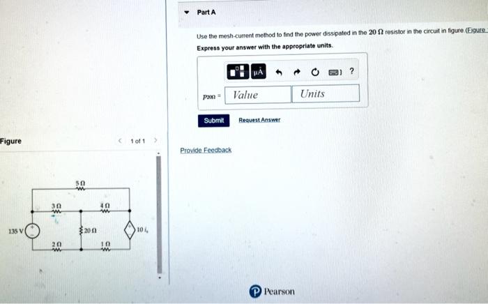 Solved Use the mesh-current method to find the power | Chegg.com