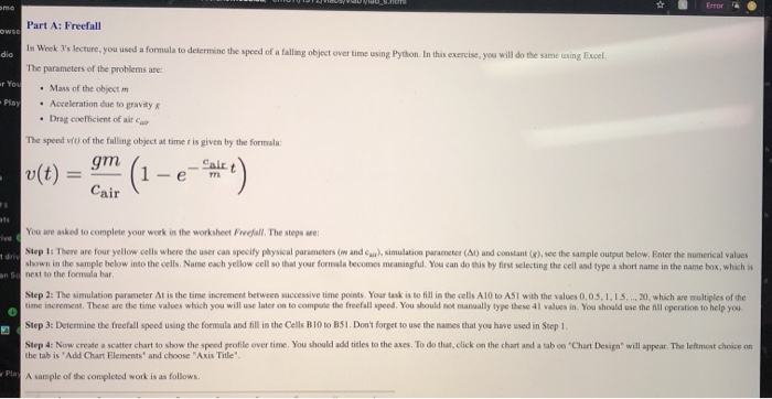 Solved ENGG1811 Virtual Lab 1: Spreadsheets Due date: 05 pm, | Chegg.com