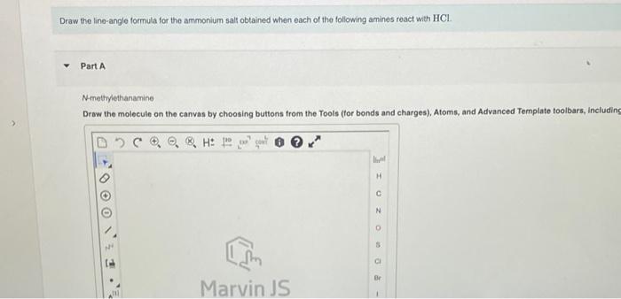 Solved Draw the line-angle formula for the ammonium salf | Chegg.com
